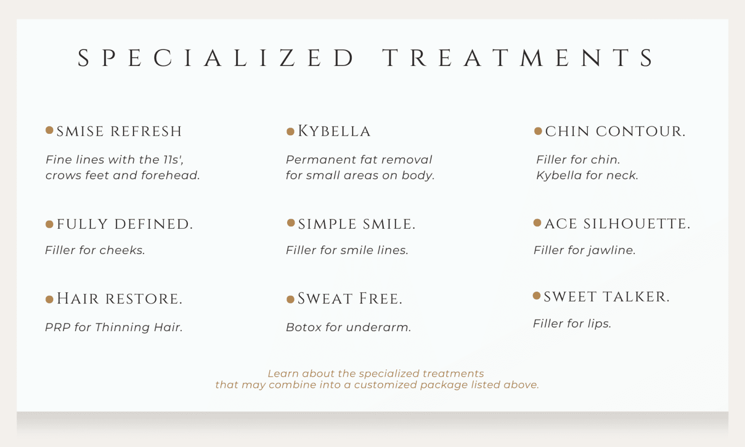 Injectables - Lili Salon Spa